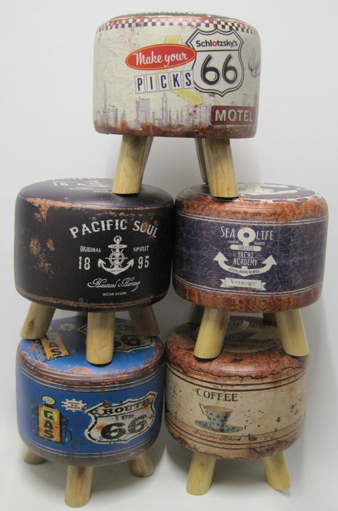 CLEARANCE!!Small Patterned Stools Wholesale – Radiant Imports