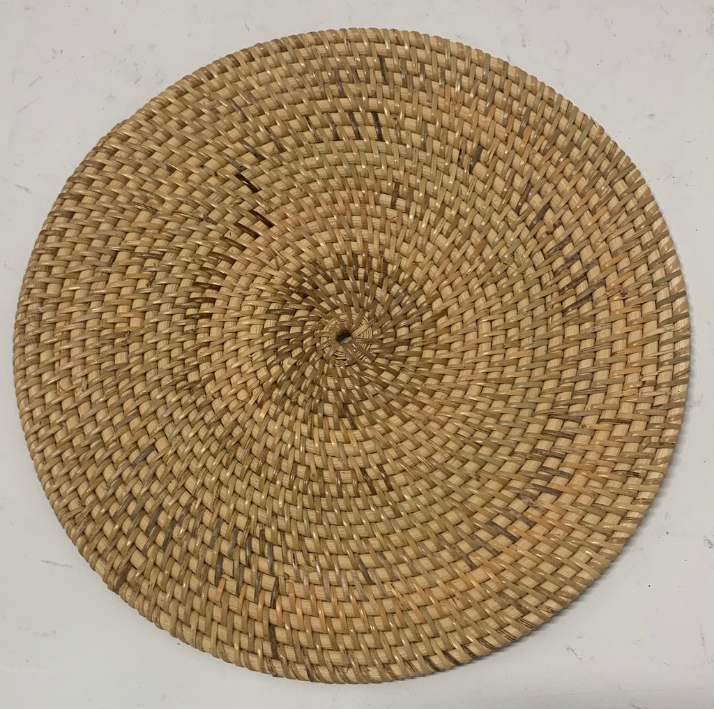 NEW!! 7660 Wholesale Round Rattan Placemat / Lombok – Radiant Imports